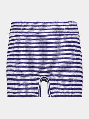 Bond Eye Crinkle Dom Mini Shorts - Blue