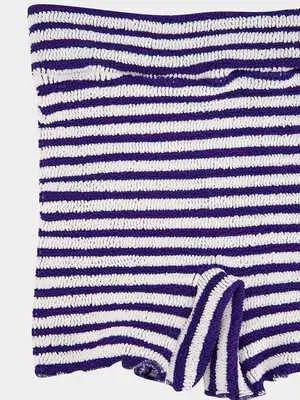 Bond Eye Crinkle Dom Mini Shorts - Blue