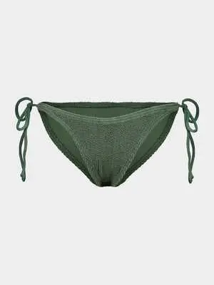 Bond Eye Crinkle Tie-side Bikini Brief - Green