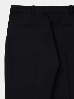 Balenciaga Slim Tailored Wool Pants - Black