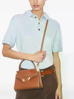 Tory Burch Petite Lee Radziwill Double Bag - Brown