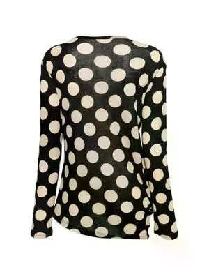 Y’s Polka Dot Long-sleeve Top