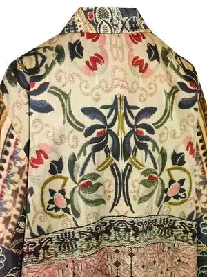 HUI HUI Printed Wide-sleeve Kimono