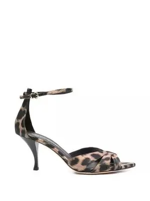 LELLA BALDI Leopard-print Sandals