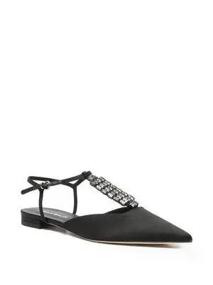 LELLA BALDI Embellished Flat Pumps