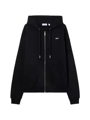 Off-White Printed Zip-up Hoodie
