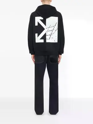 Off-White Printed Zip-up Hoodie