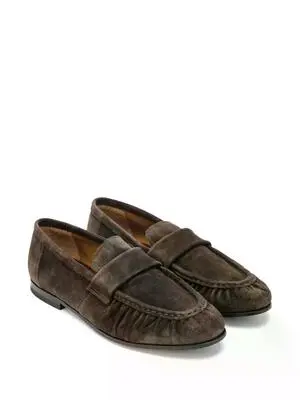 STURLINI FIRENZE Suede Strap Loafers