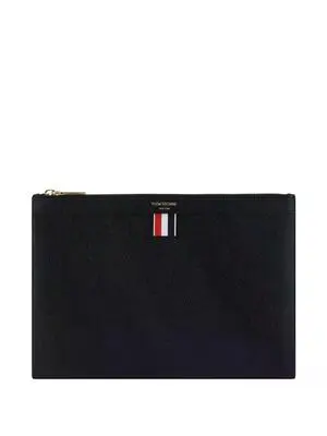 Thom Browne Leather Clutch - Black