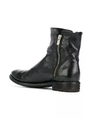 Officine Creative Lexikon Zip-up Leather Ankle Boots