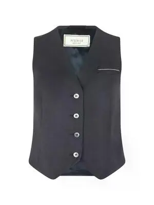 Peserico Button Detailed Vests For Women