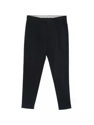 PT TORINO Pleated Tapered Trousers - Blue