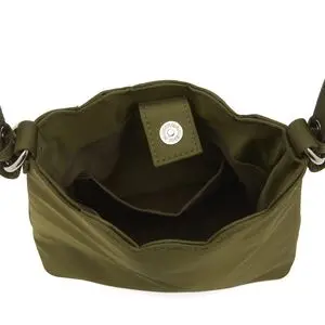 DAMSON MADDER Heavy Satin Lorelai Bag - Olive