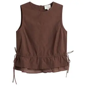 DAMSON MADDER Ailani Sheer Panel Blouse