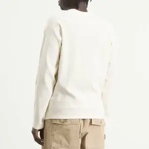 Norse Projects Stevns Military Rib Long Sleeve T-shirt - Ecru