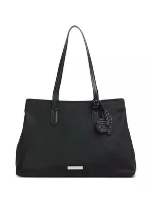 Karl Lagerfeld Ikon Logo-detail Shoulder Bag - Black
