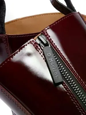 Dr. Martens Rejena Zip Chelsea Boots - Red