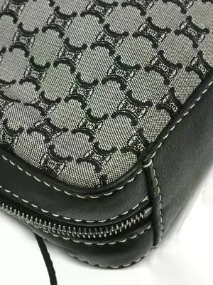 Celine 2003 Macadam Canvas Shoulder Bag