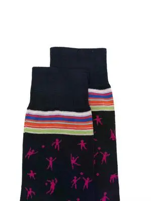 Paul Smith Patterned Crew Socks