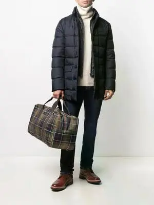Barbour Plaid Check Luggage Bag