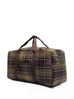 Barbour Plaid Check Luggage Bag
