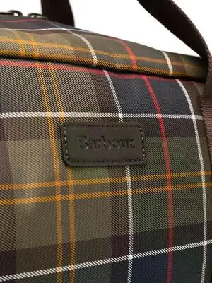Barbour Plaid Check Luggage Bag