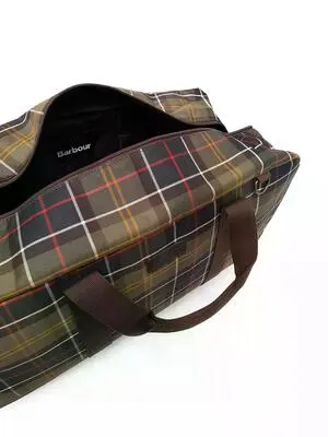 Barbour Plaid Check Luggage Bag