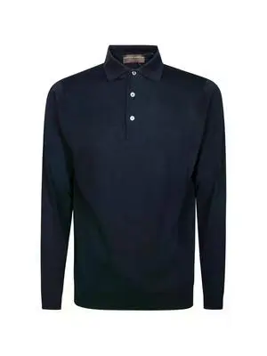 Filippo De Laurentiis Long Sleeve Polos For Men
