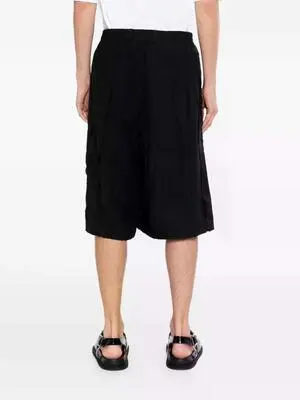 SONGZIO Pleated Button Shorts