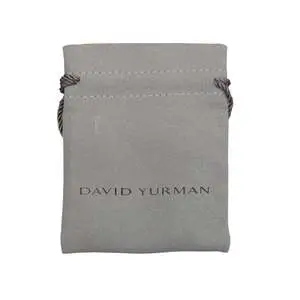 David Yurman Sterling Silver Hematite Tassel Necklace