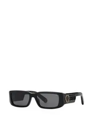 Philipp Plein Rectangle Sunglasses - Black
