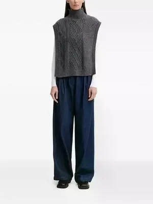 A.p.c. Cable-knit Funnel-neck Gilet