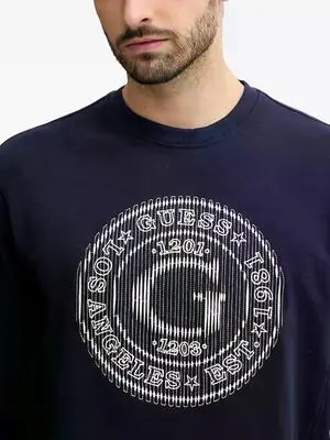 Guess Graphic Round-neck Sweatshirt