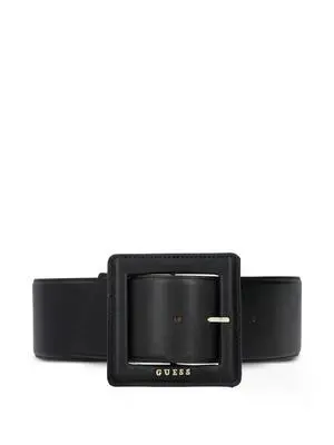 Guess Square-buckle Belt - Black
