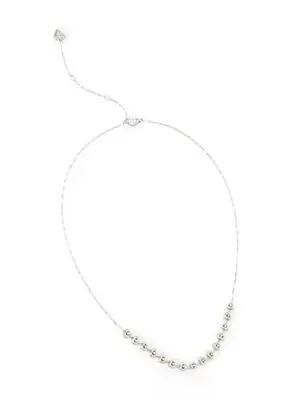 Guess Heart Motif Necklace - Silver