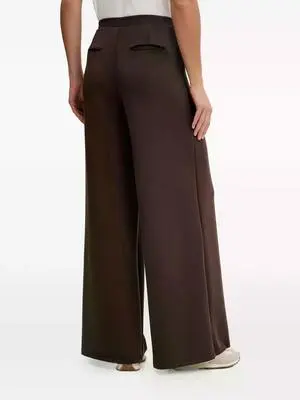 Guess Logo-plaque Palazzo Pants - Brown