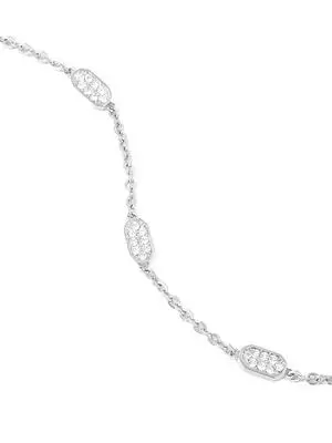 Karl Lagerfeld Tone Crystal Embellished Chain Bracelet