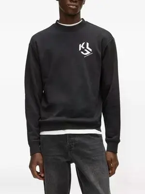 Karl Lagerfeld Monogram-patch Sweatshirt