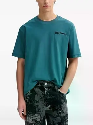Karl Lagerfeld Logo T-shirt - Blue