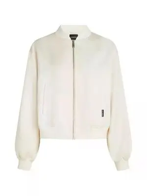 Karl Lagerfeld Côte D'azur Long-sleeve Bomber Jacket