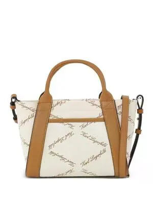 Karl Lagerfeld Small K/ville Tote Bag - Neutrals