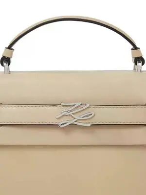 Karl Lagerfeld Small K/autograph Tote - Neutrals