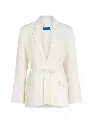 Karl Lagerfeld Tie-waist Blazer - Neutrals