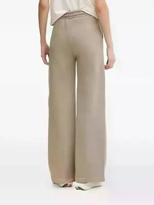 Guess Drawstring Wide-leg Track Pants - Neutrals