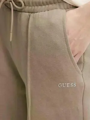 Guess Drawstring Wide-leg Track Pants - Neutrals