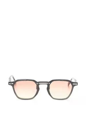 MOVITRA Alias 01 Geometric-frame Sunglasses - Black