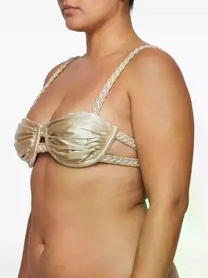 ISA BOULDER Weave Strap Bikini Top
