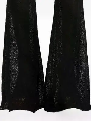Etro Floral Flared Trousers - Black