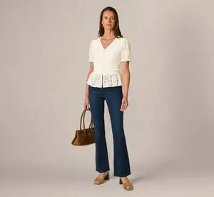 Adrianna Papell V Neck Blouses