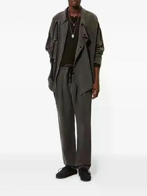 MARANT Sinoe Oversized Lace-up Linen Jacket